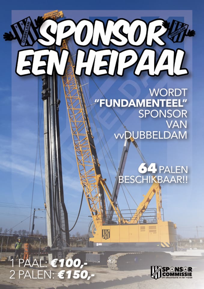 Sponsor een heipaal | v.v. Dubbeldam